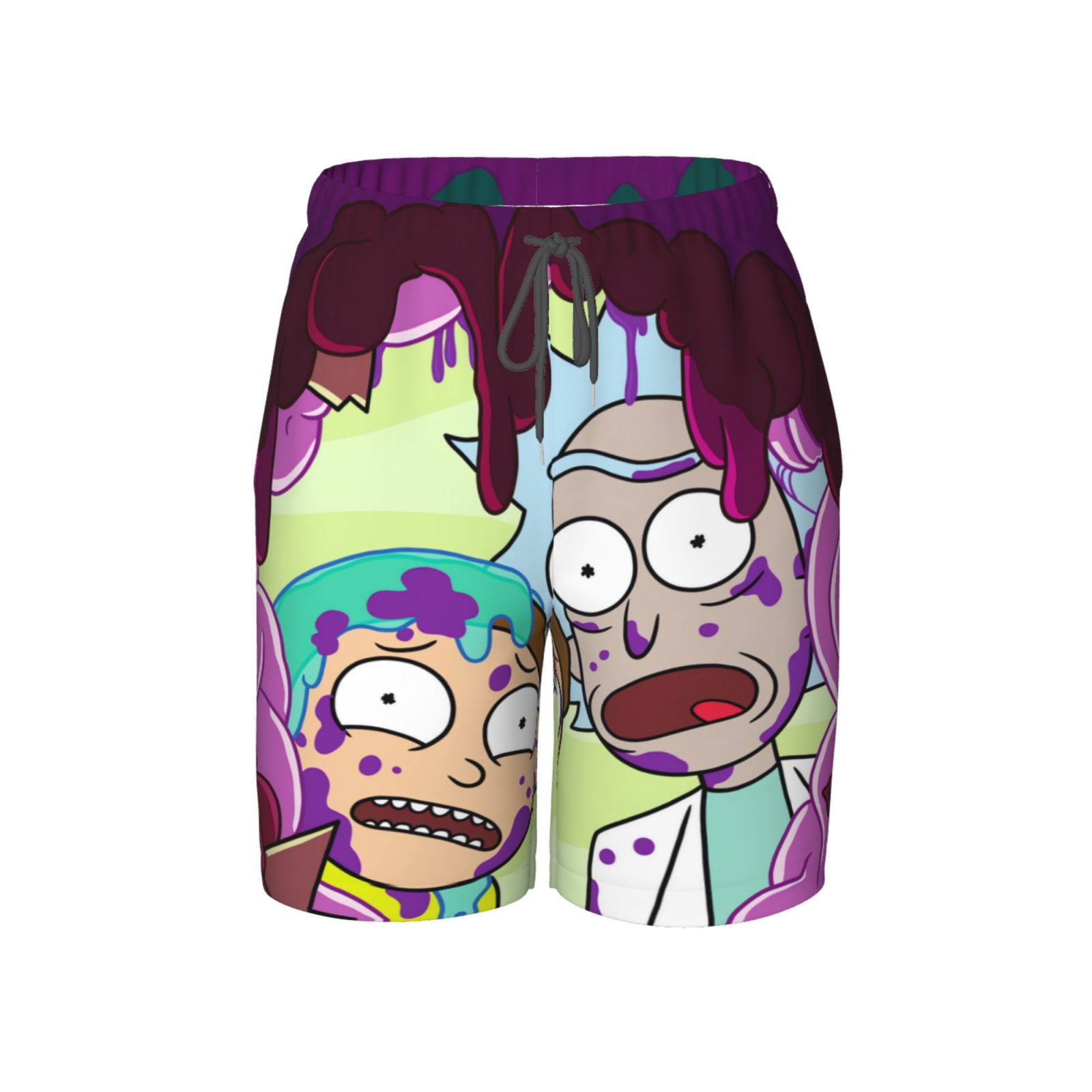 Rick And Morty Swim Trunk For Boys, Swiming Trunks With Mesh Liner ...