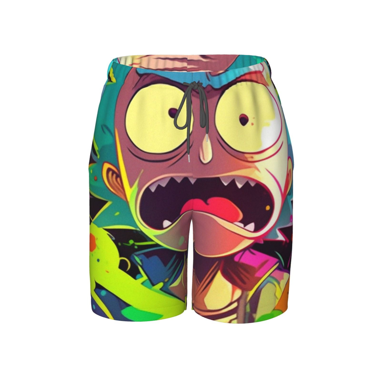Rick And Morty Swim Trunk For Boys, Swiming Trunks With Mesh Liner ...