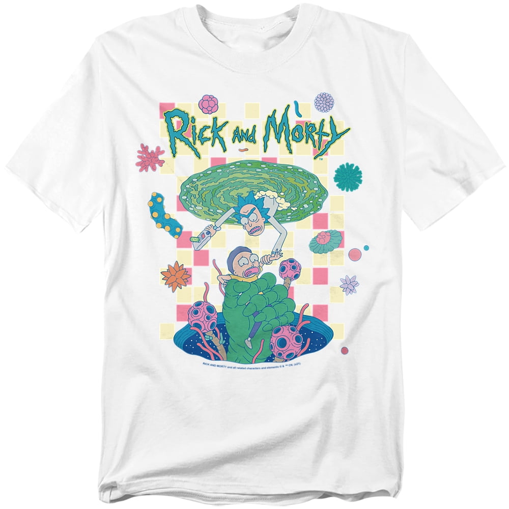 Rick And Morty T-Shirt Falling Portals Unisex Graphic Tee For Men ...