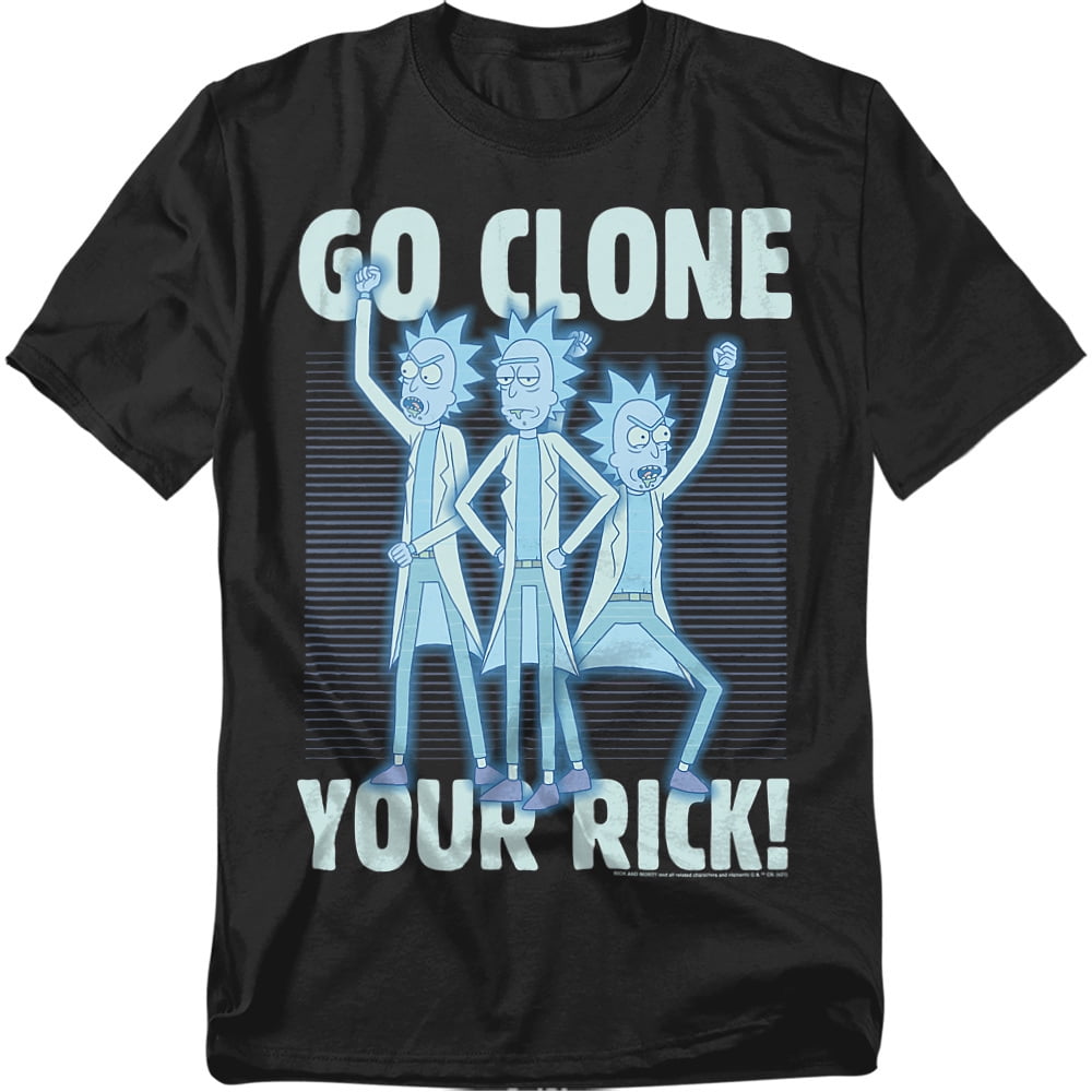 Rick And Morty T-Shirt Go Clone Your Rick Unisex Graphic Tee For Men ...