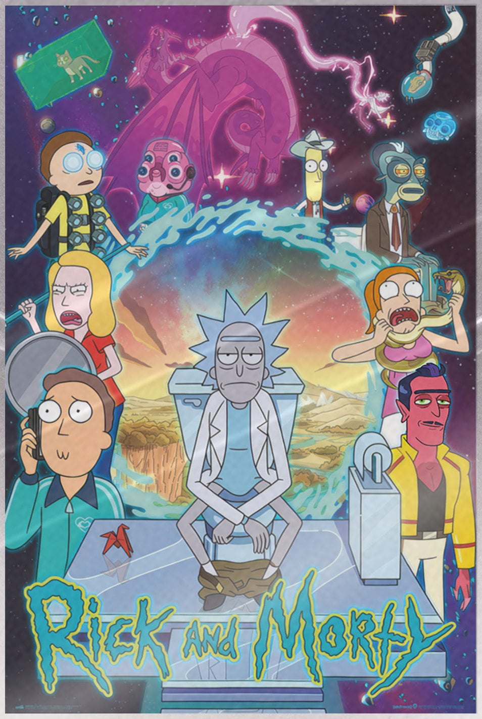 Rick And Morty - TV Show Poster (Season 4 - Key Art - Regular Style ...