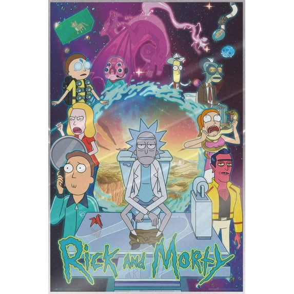 Rick And Morty - TV Show Poster (Season 4 - Key Art - Regular Style ...