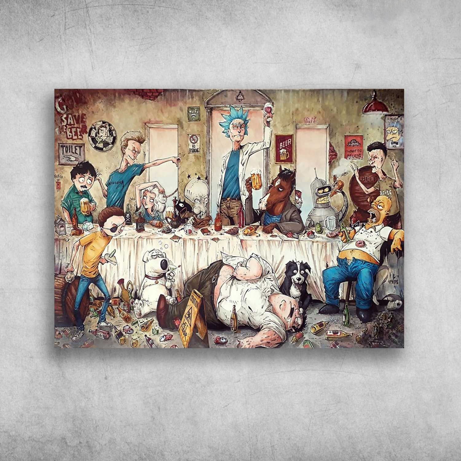 Rick And Morty, The Simpsons, Family Guy, Futurama, BoJack Horseman ...