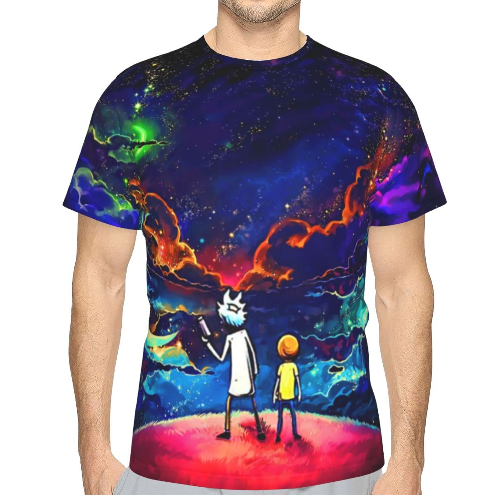 Rick And Morty Unisex 3d Pattern Printed Short Sleeve T-Shirts Casual ...