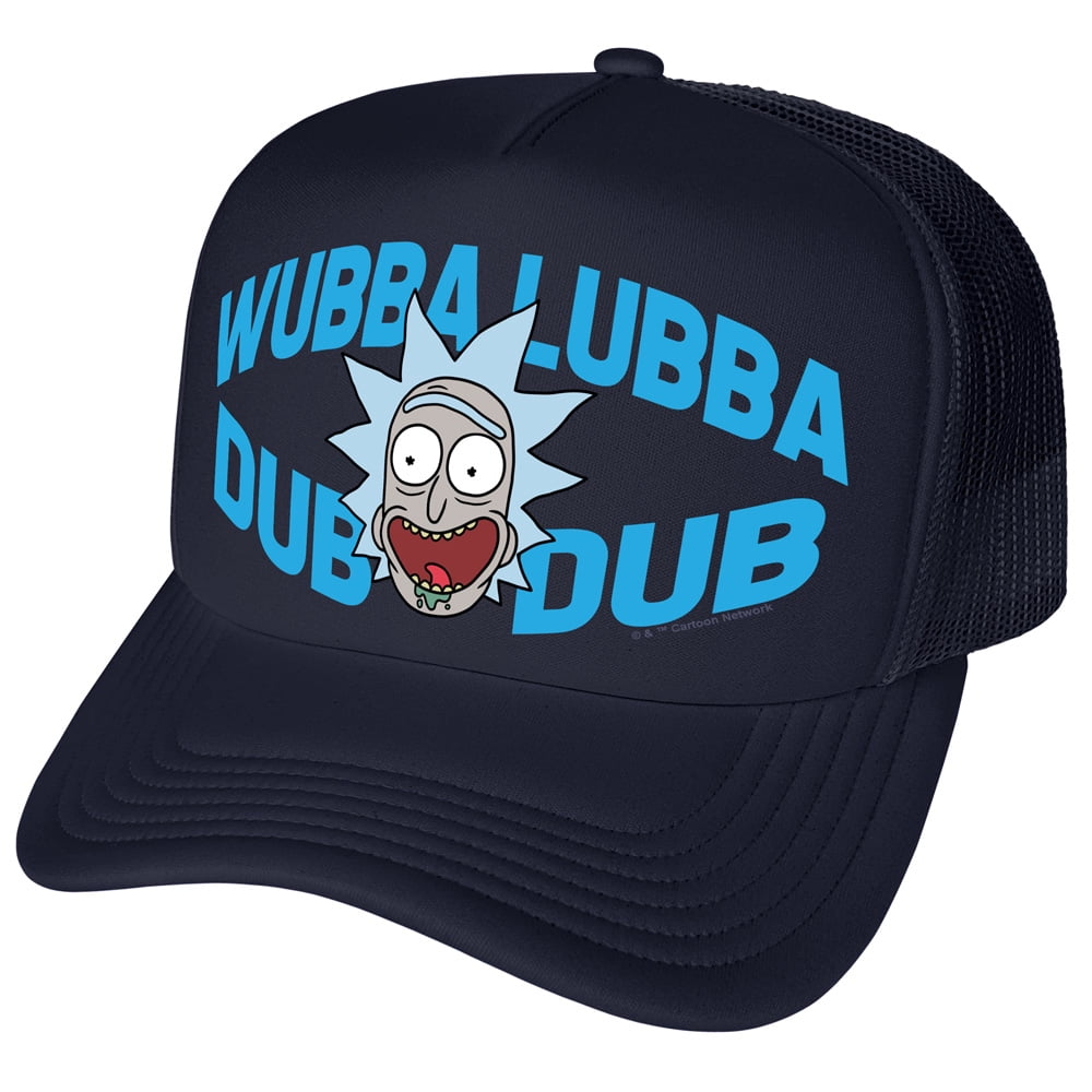 Rick And Morty Wubba Lubba Dub Dub Foam Snapback Trucker Hat - Unisex ...