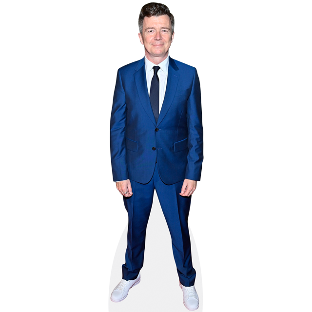 Rick Astley (Blue Suit) Lifesize Cardboard Cutout Standee - Walmart ...