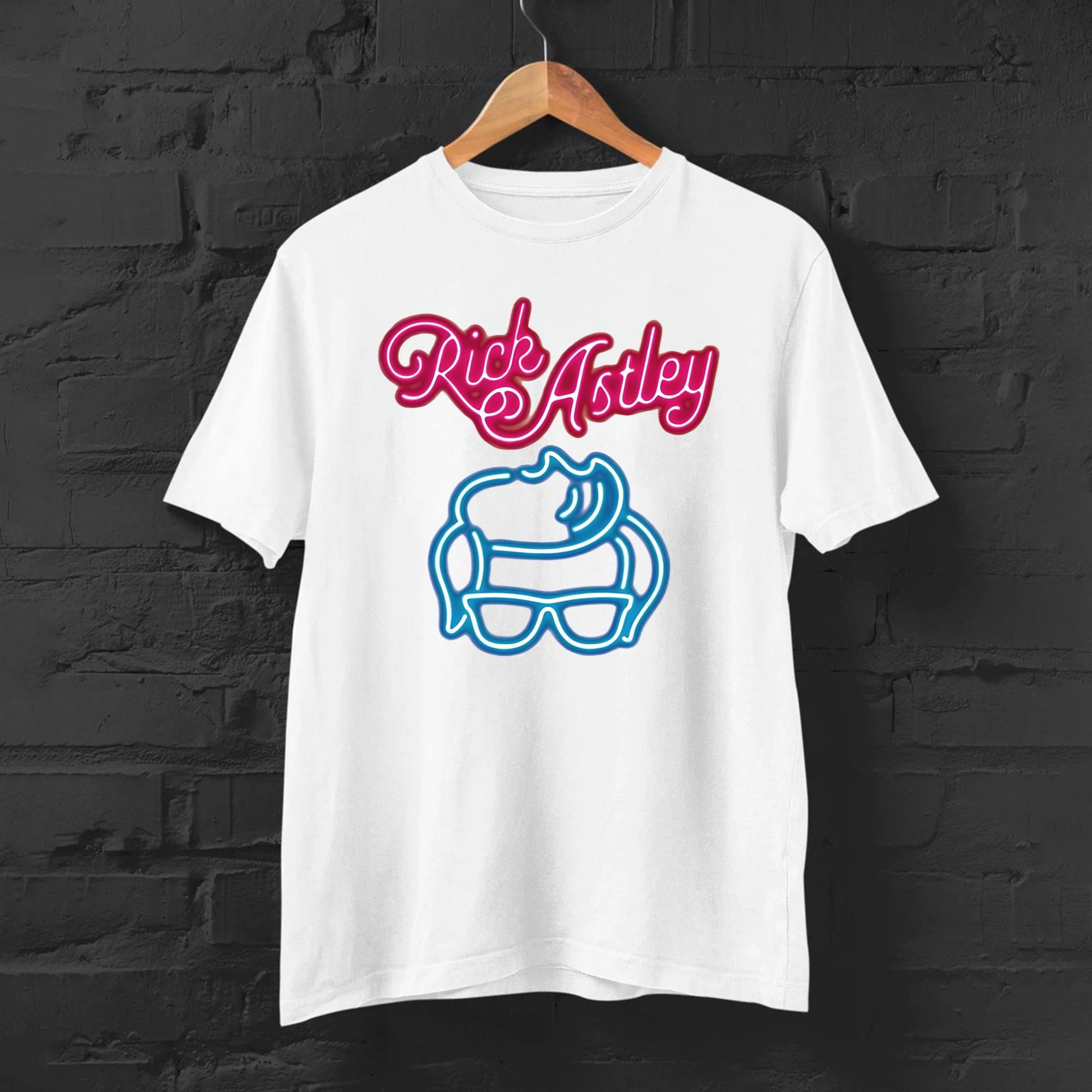 Rick Astley Neon Sign 2024 Shirt-TH34588 - Walmart.com