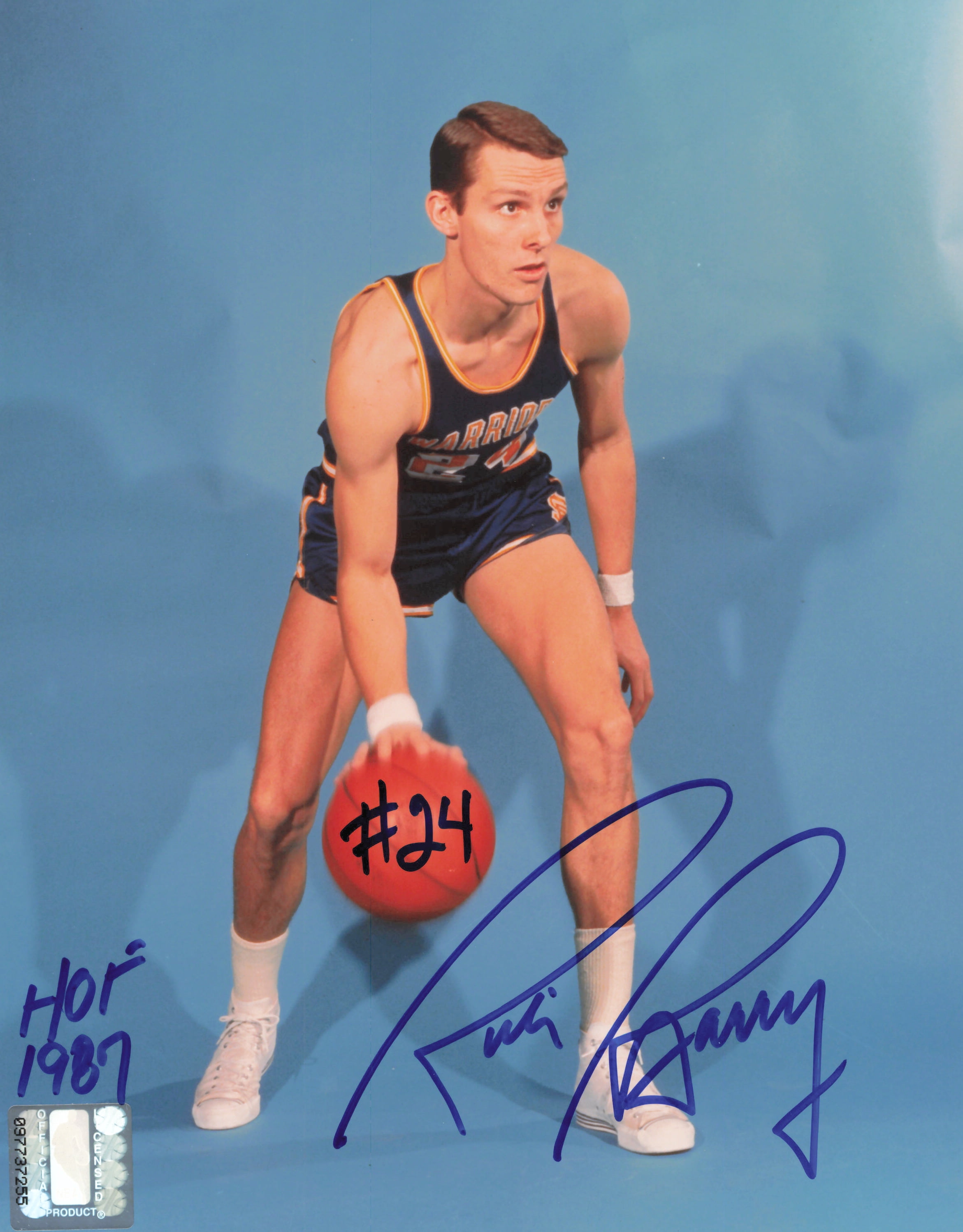 Rick Barry Autographed 8x10 Photo Golden State Warriors "HOF 1987" SKU ...