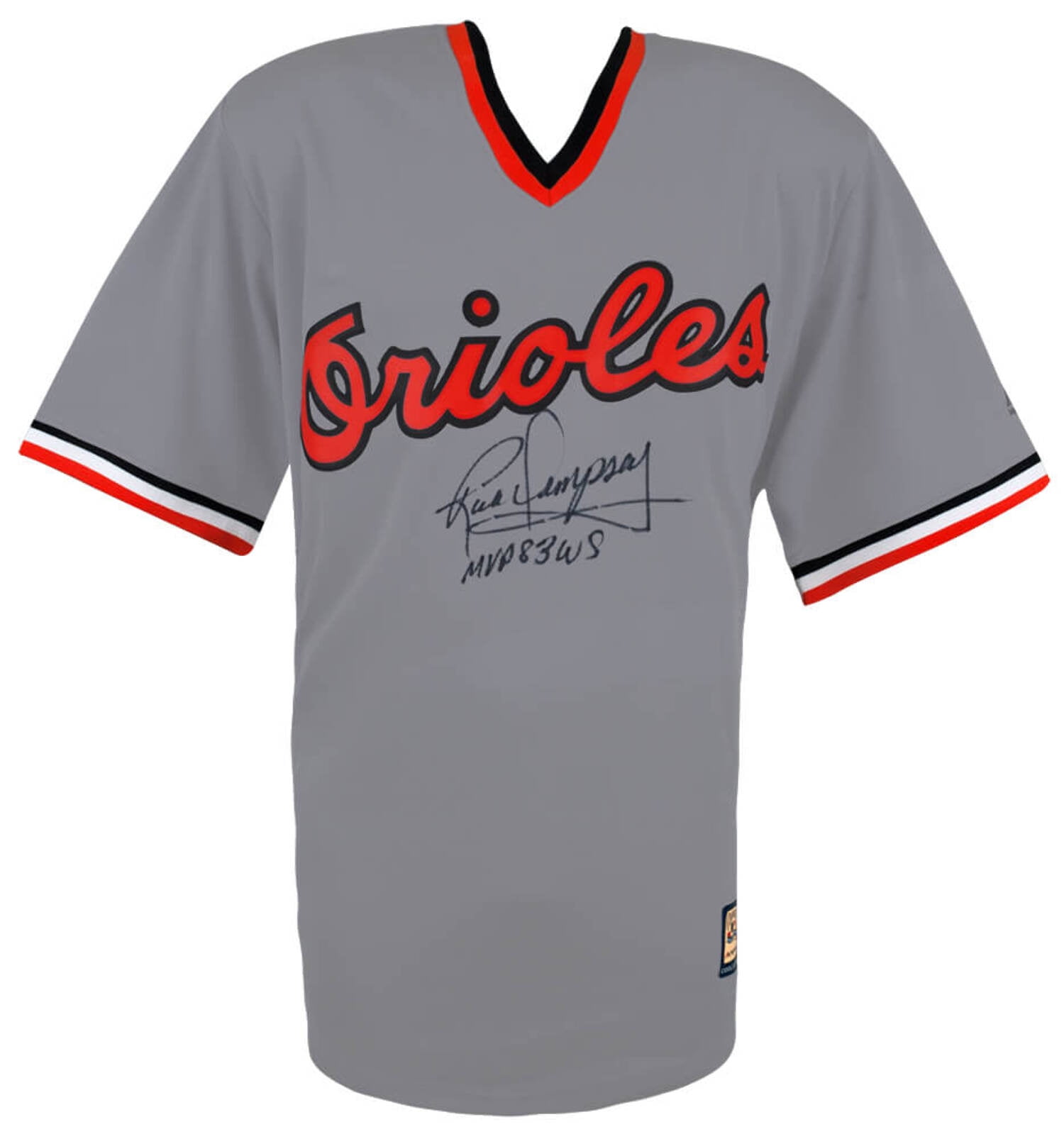 Rick Dempsey Signed Grey Throwback Custom Baseball Jersey w/MVP 83 WS - Walmart.com