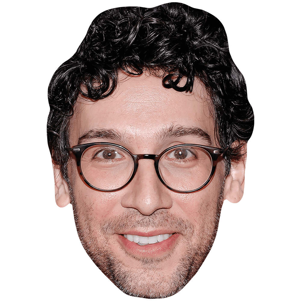 Rick Glassman (Curls) Celebrity Mask, Flat Card Face, Fancy Dress Mask ...