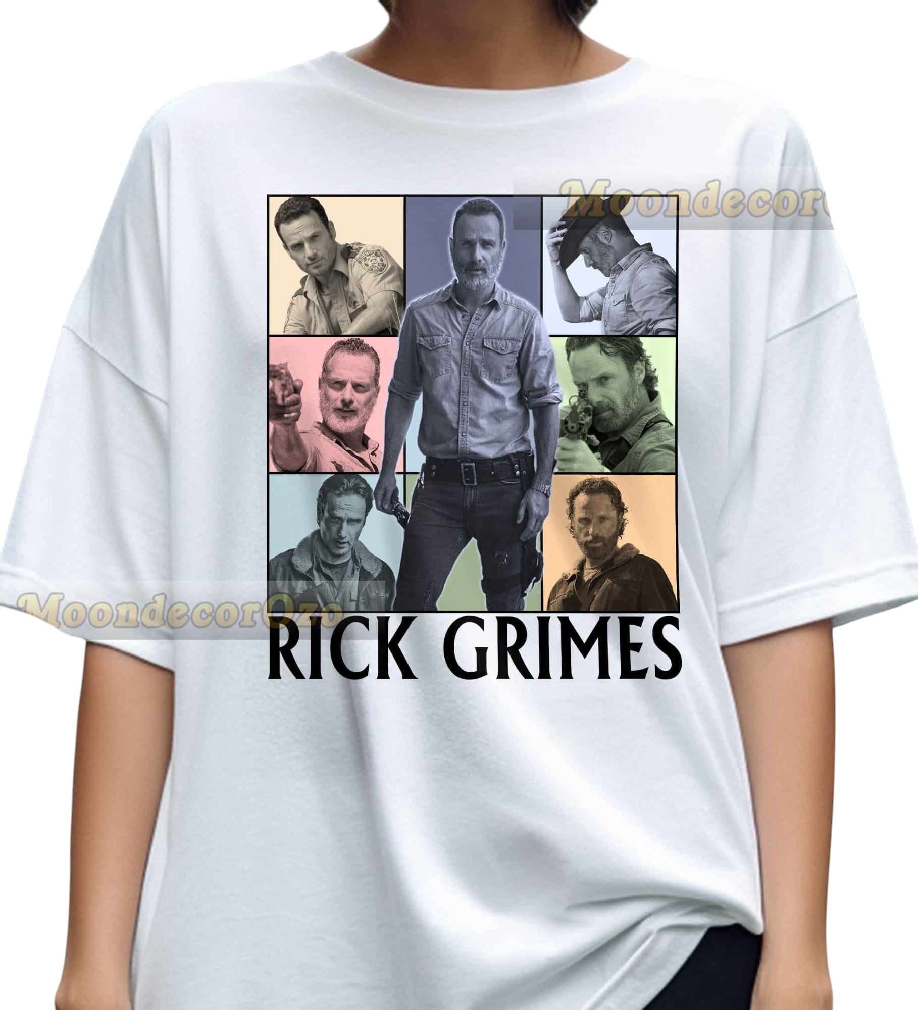 Rick Grimes Mutil Style TShirt, Movie Character, Gifts for her, Gifts ...