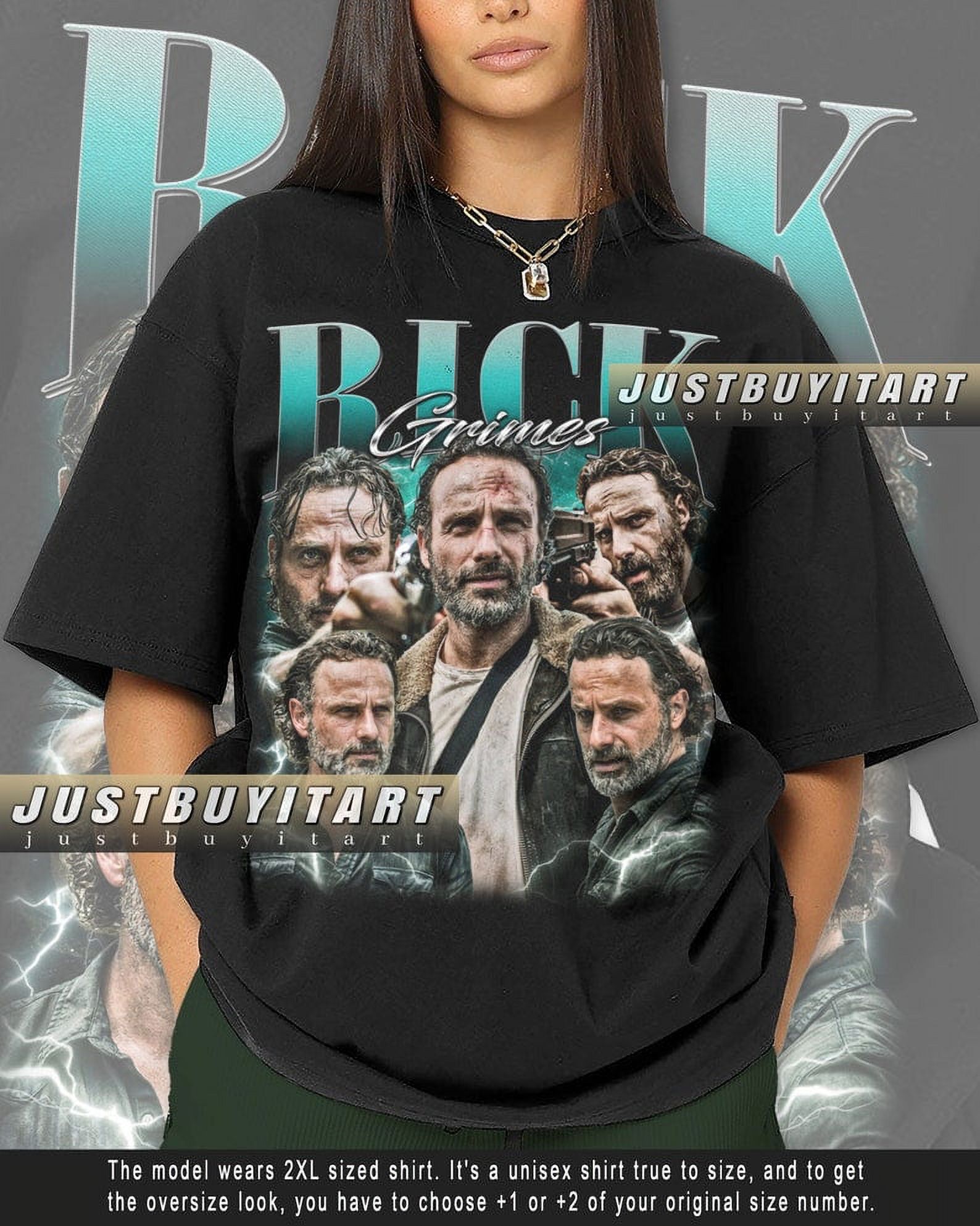 Rick Grimes Shirt Gift Movie Rick Grimes T-Shirt Bootleg Rick Grimes ...