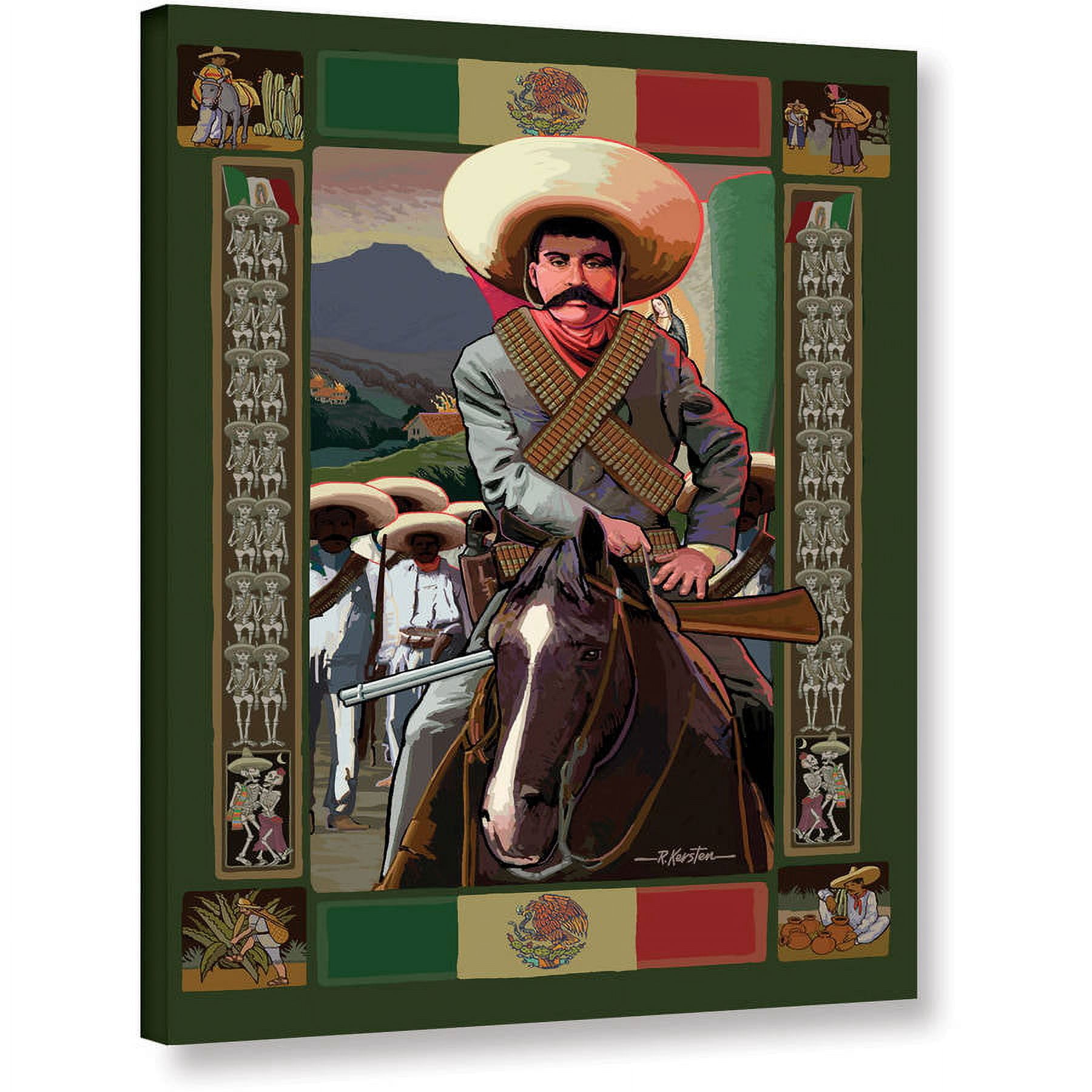 Rick Kersten "Zapata" Gallery-Wrapped Canvas - Walmart.com