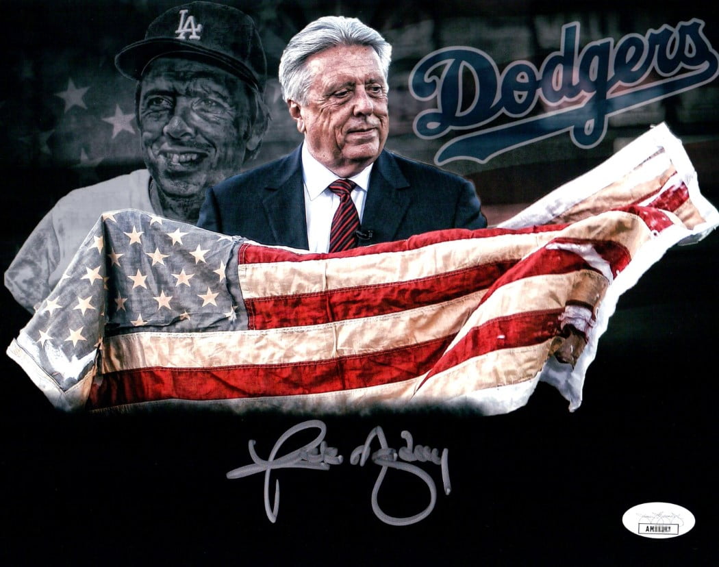 Rick Monday Signed Autographed 8X10 Photo Dodgers Flag Collage Silver ...