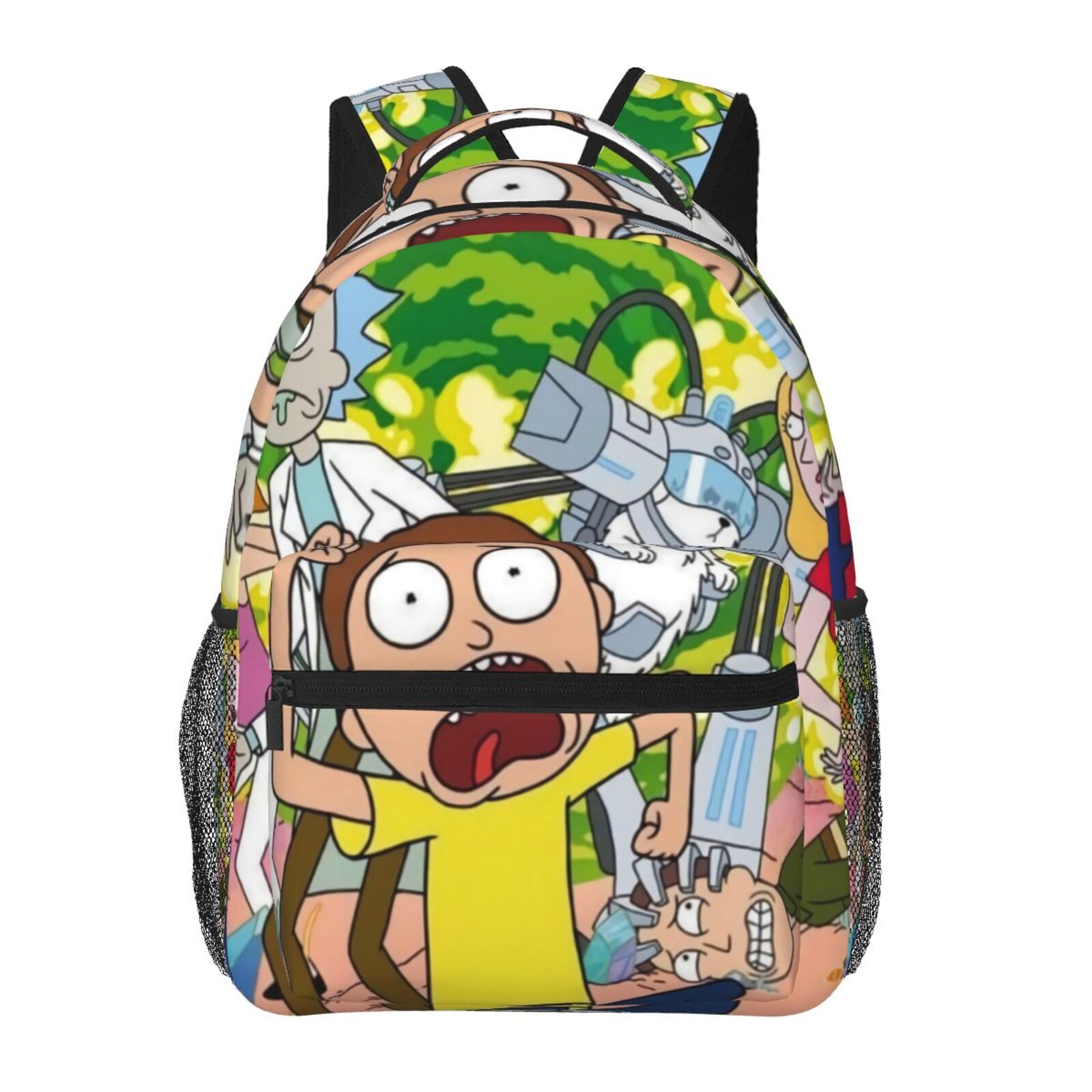 Rick Morty（19） Cartoon 3d Print Backpack Backpack Lightweight Travel ...