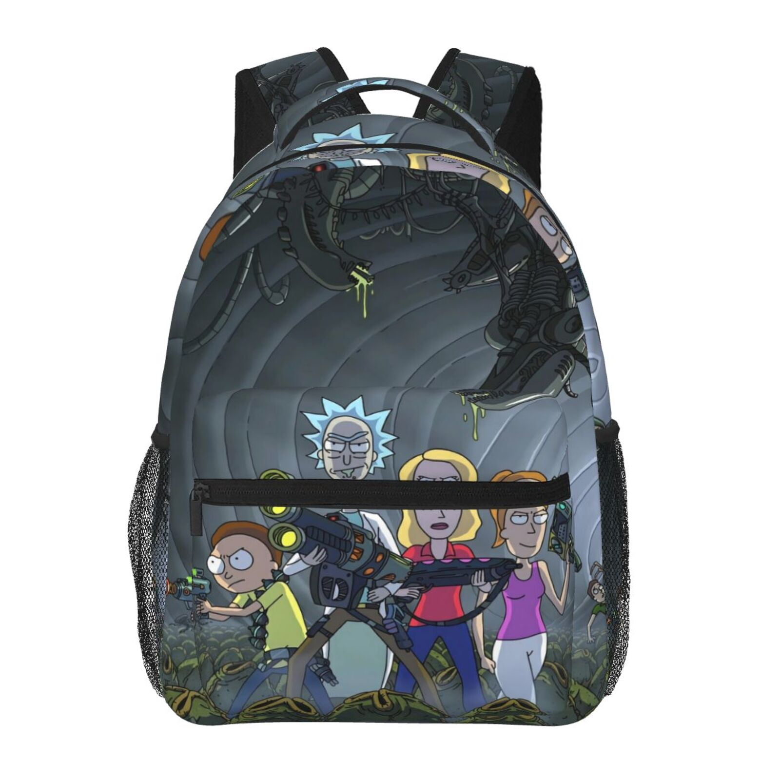 Rick Morty（23） Backpack,3d Print Laptop Backpack Lightweight Casual ...