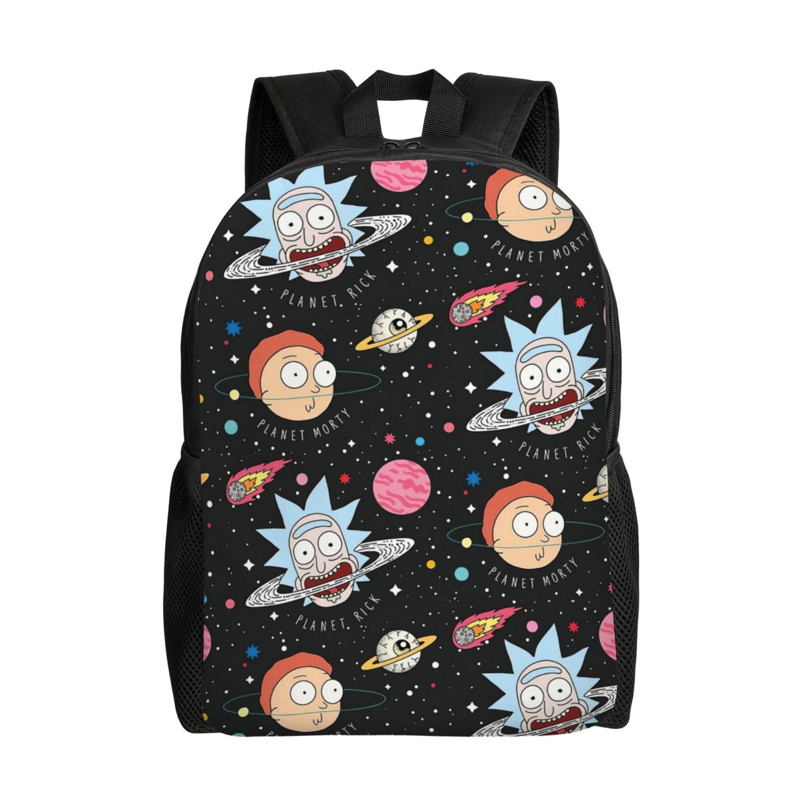 Rick And Morty Backpack Bookbag Lightweight Bags Satchel Back Packs For ...