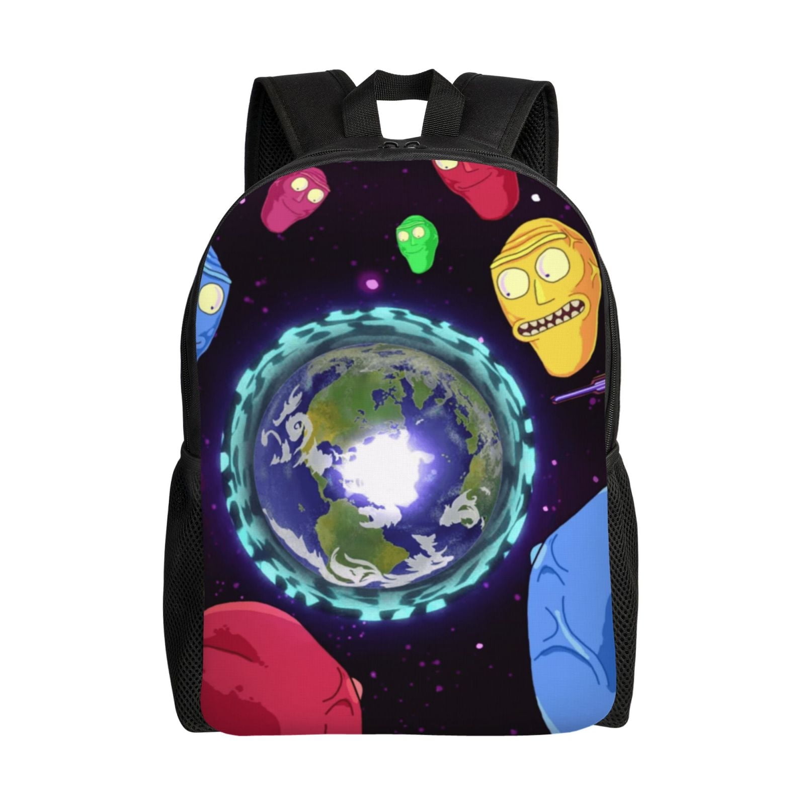 Rick And Morty Backpack Bookbag Lightweight School Bags Satchel Back ...