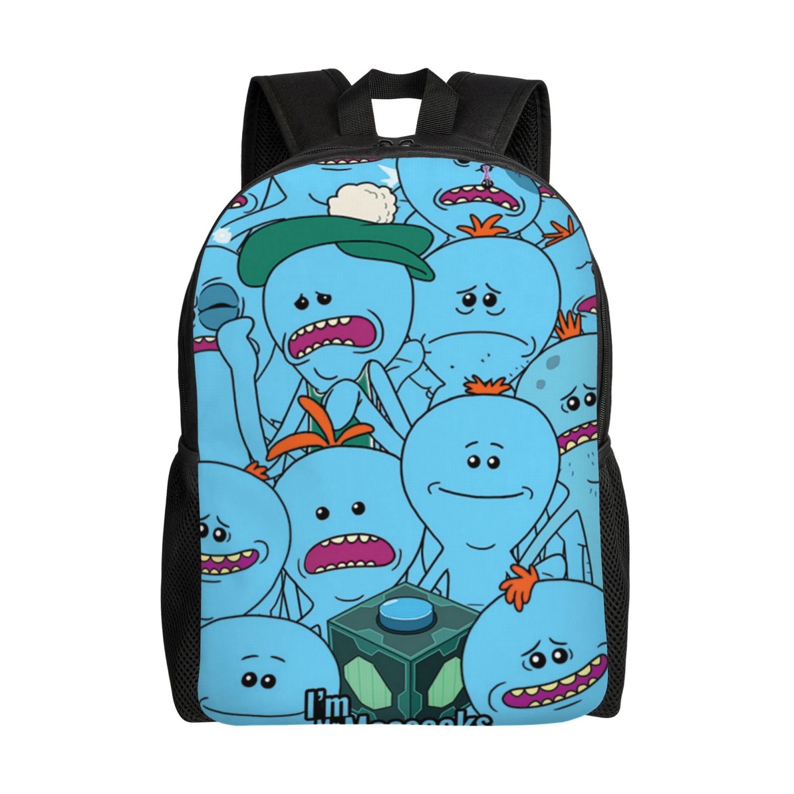 Rick And Morty Backpack Bookbag Lightweight Bags Satchel Back Packs For ...