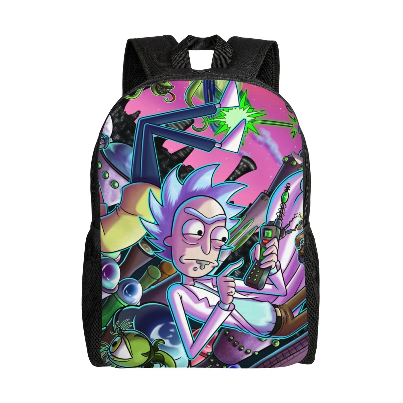 Rick And Morty Backpack Bookbag Lightweight Daypack Bags Satchel Back ...