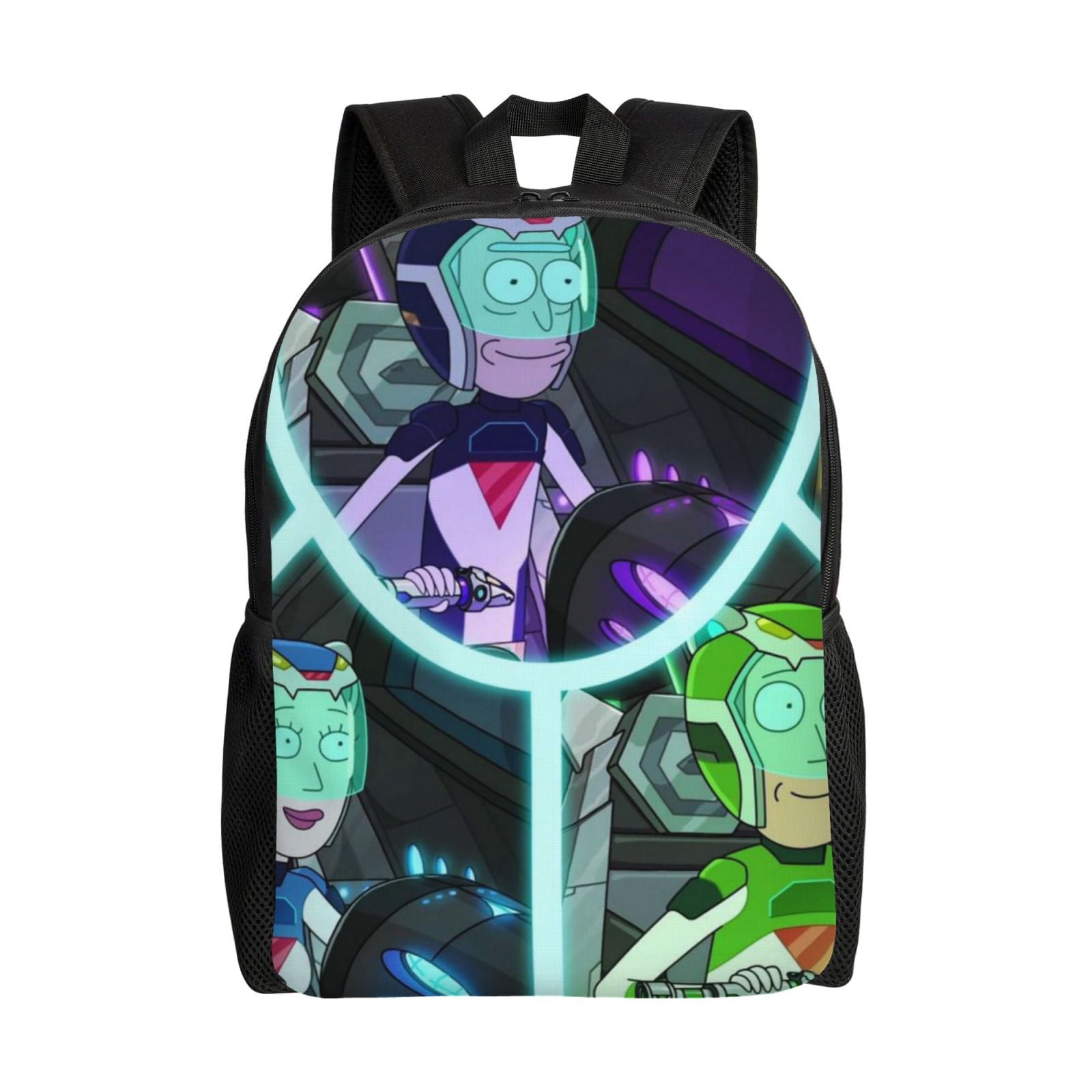 Rick And Morty Backpack Bookbag Lightweight Daypack Bags Satchel Back ...