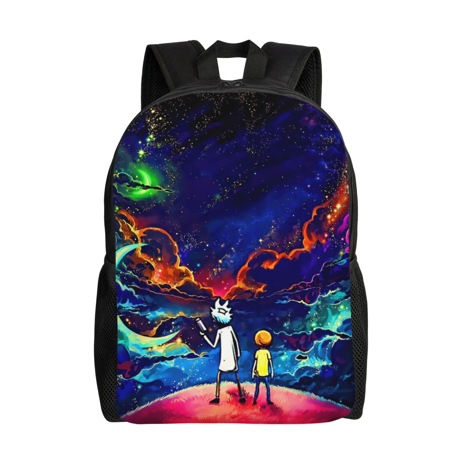 Rick And Morty Backpack Bookbag Lightweight School Bags Satchel Back ...