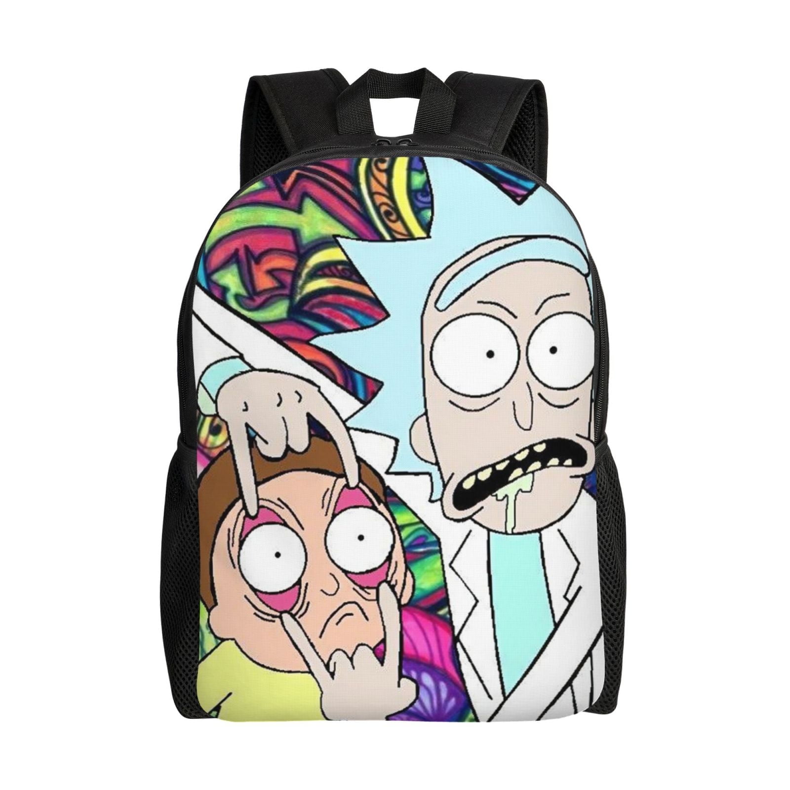 Rick And Morty Backpack Bookbag Lightweight School Bags Satchel Back ...