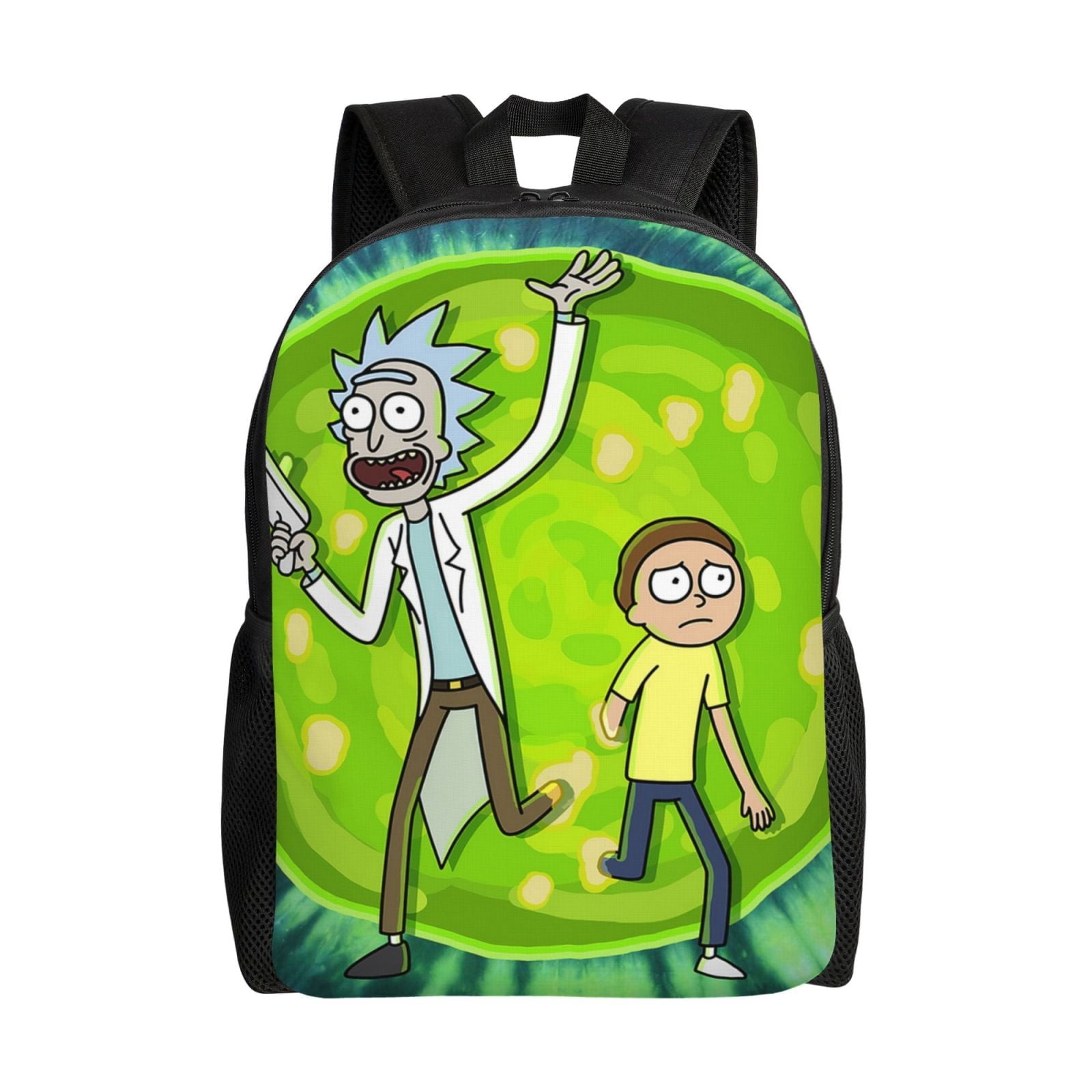 Rick And Morty Backpack Bookbag Lightweight School Bags Satchel Back ...