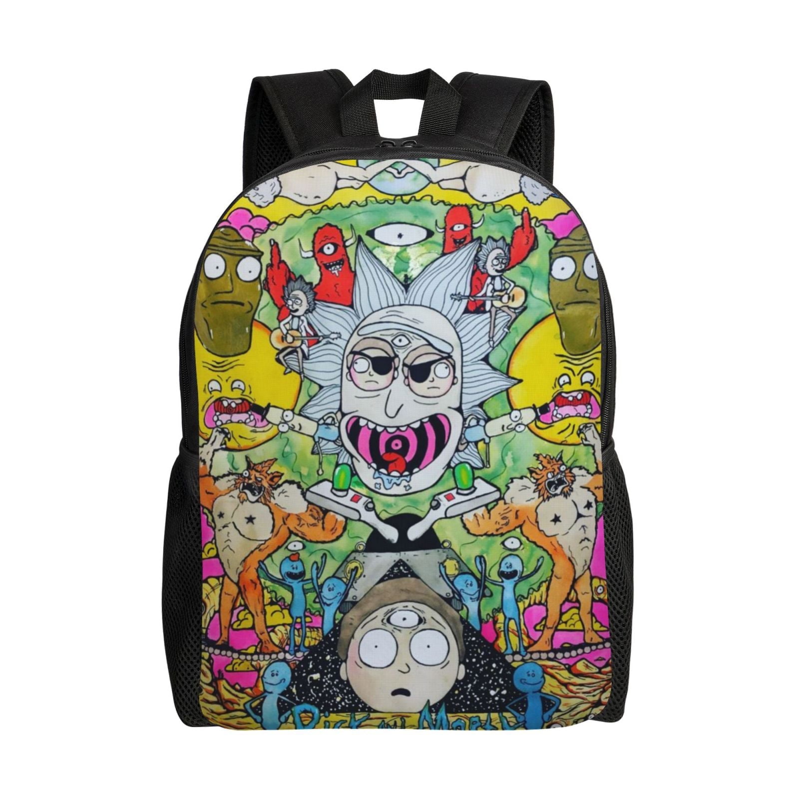 Rick And Morty Backpack Bookbag Lightweight Daypack Bags Satchel Back ...