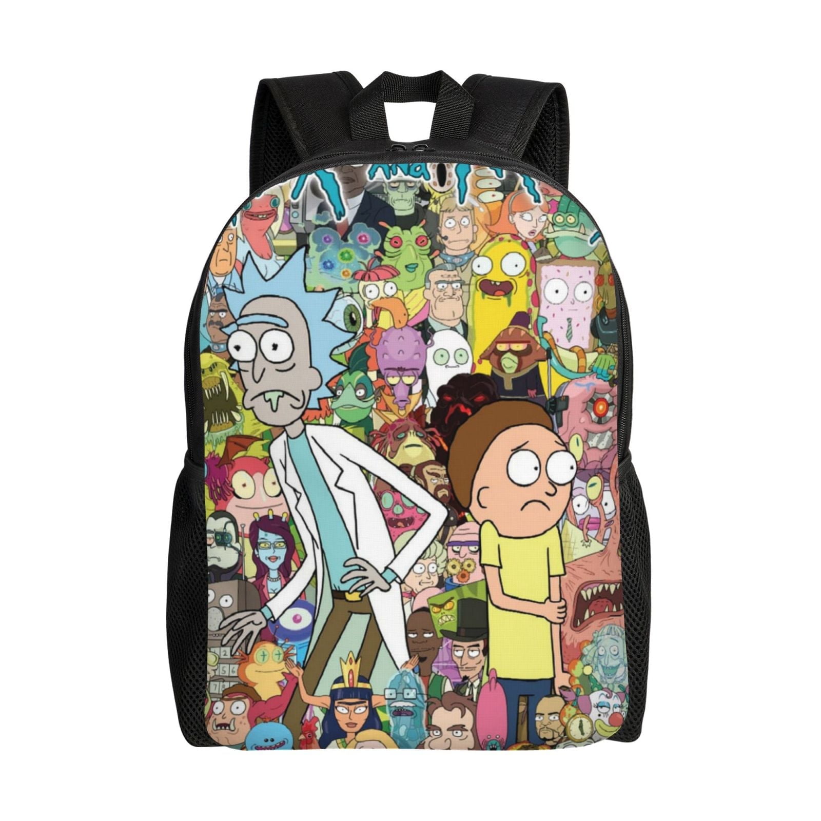 Rick And Morty Backpack Bookbag Lightweight Daypack Bags Satchel Back ...