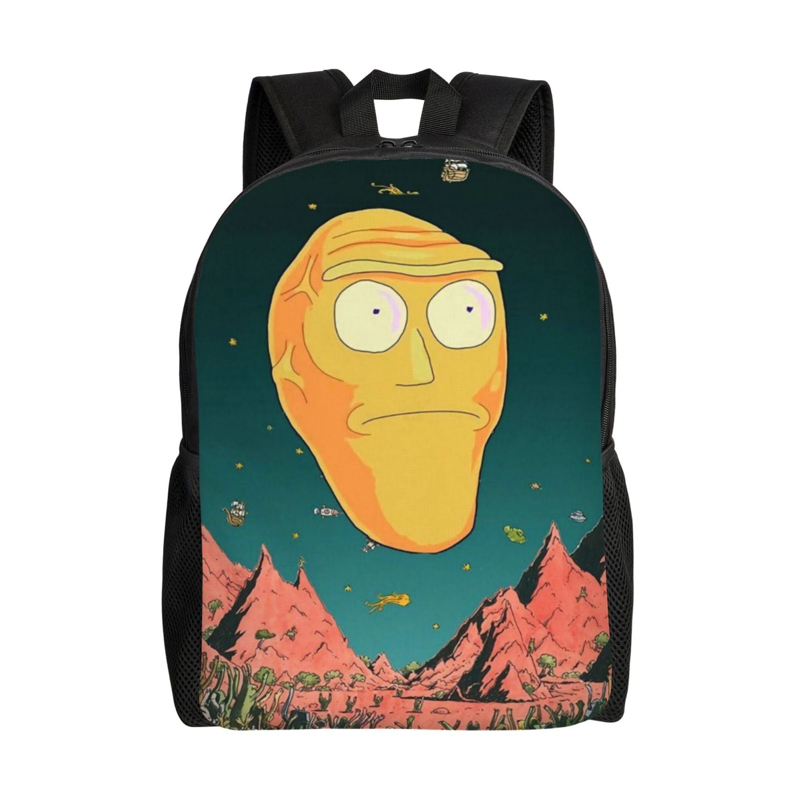 Rick And Morty Backpack Bookbag Lightweight School Bags Satchel Back ...