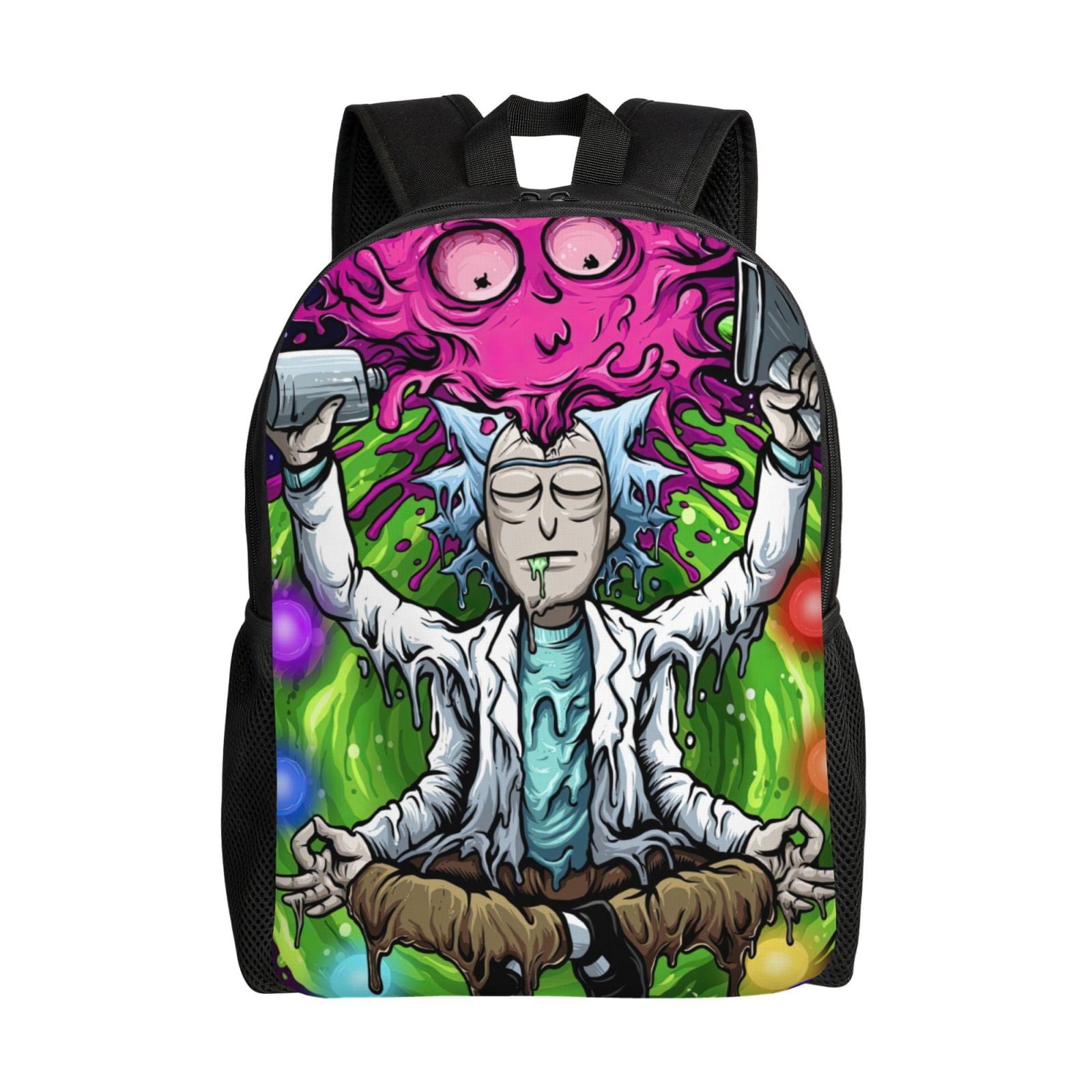 Rick And Morty Backpack Bookbag Lightweight Bags Satchel Back Packs For ...