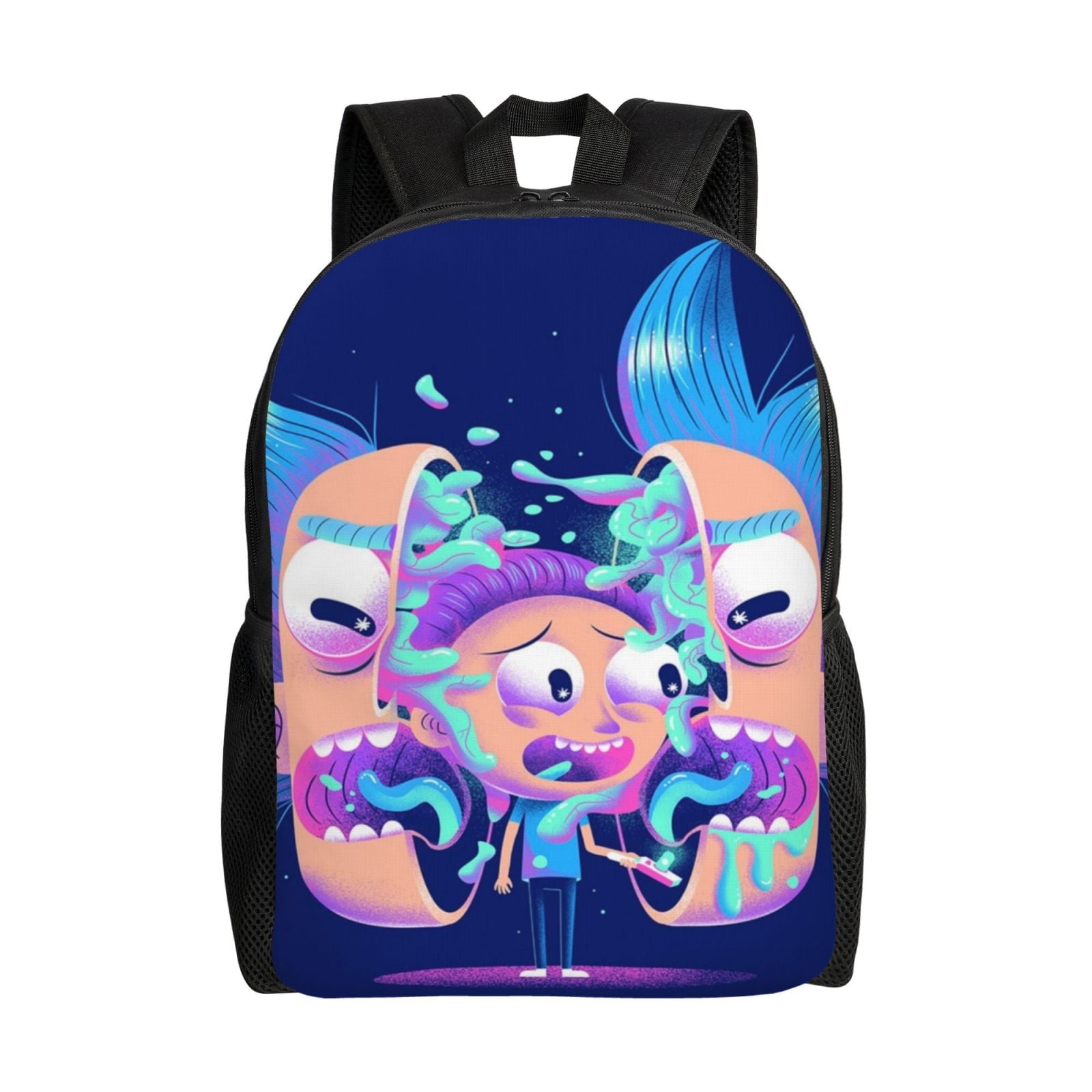 Rick And Morty Backpack Bookbag Lightweight Bags Satchel Back Packs For ...