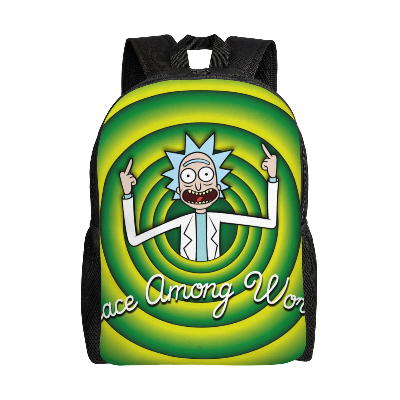 Rick And Morty Backpack Bookbag Lightweight Bags Satchel Back Packs For ...