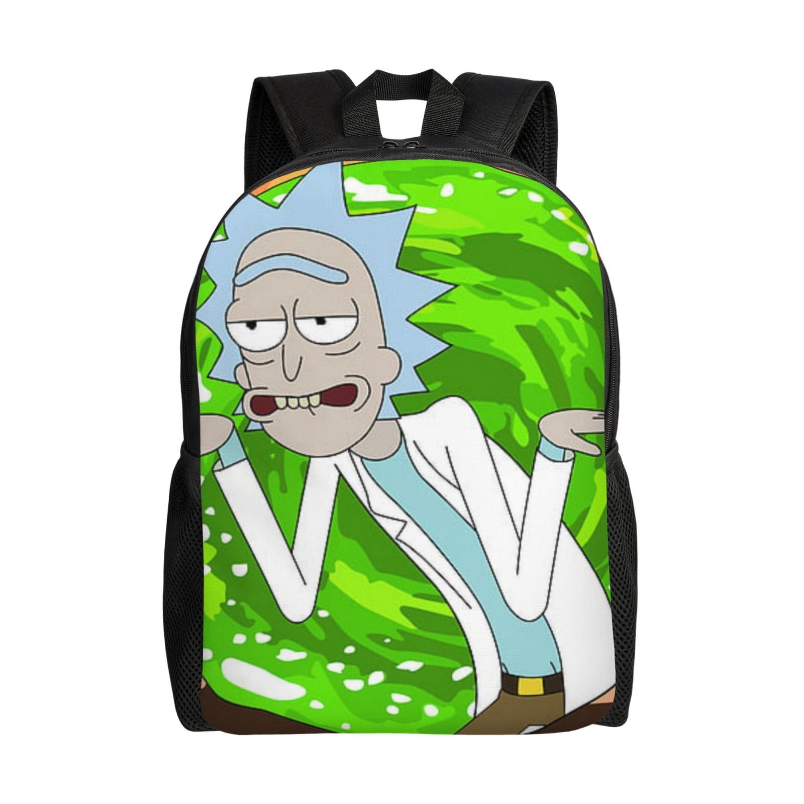 Rick And Morty Backpack Bookbag Lightweight Bags Satchel Back Packs For ...