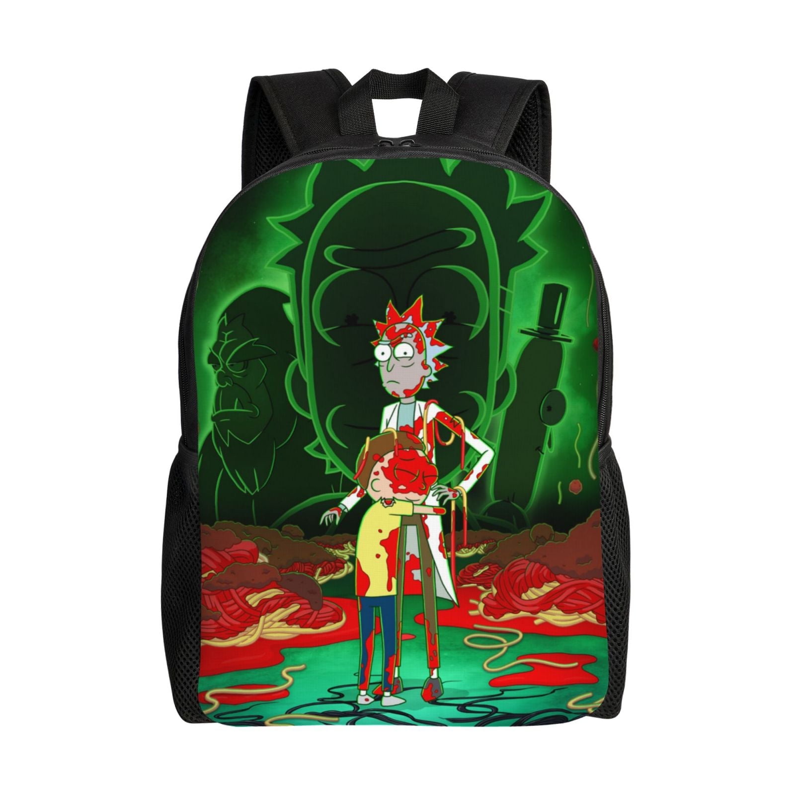 Rick And Morty Backpack Bookbag Lightweight Bags Satchel Back Packs For ...