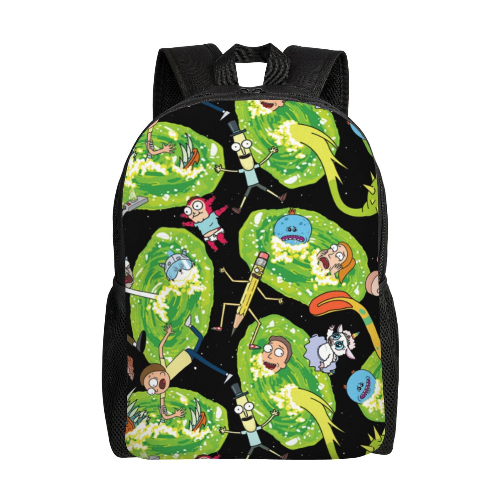 Rick And Morty Backpack Bookbag Lightweight Bags Satchel Back Packs For ...