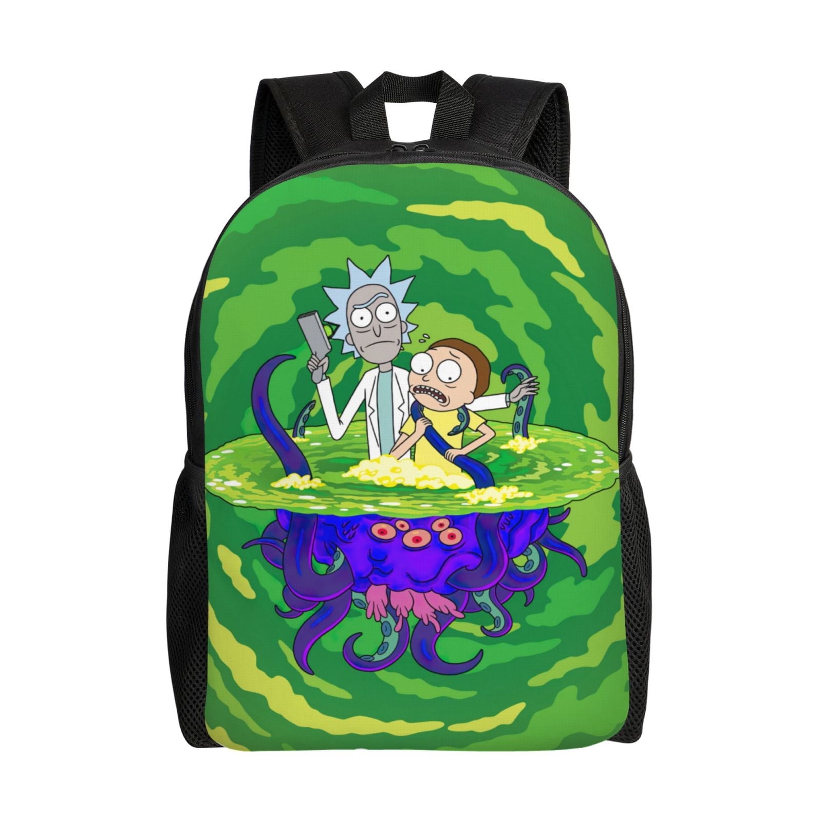 Rick And Morty Backpack Bookbag Lightweight Bags Satchel Back Packs For ...
