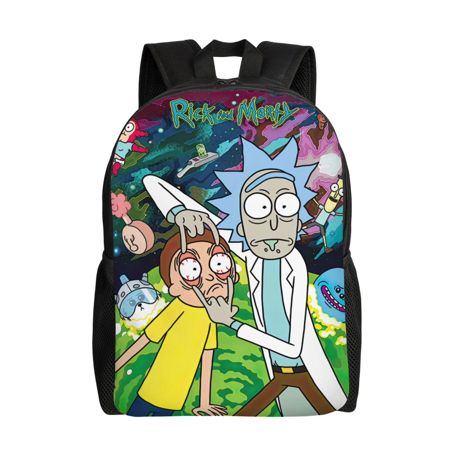 Rick And Morty Backpack Bookbag Lightweight Bags Satchel Back Packs For ...