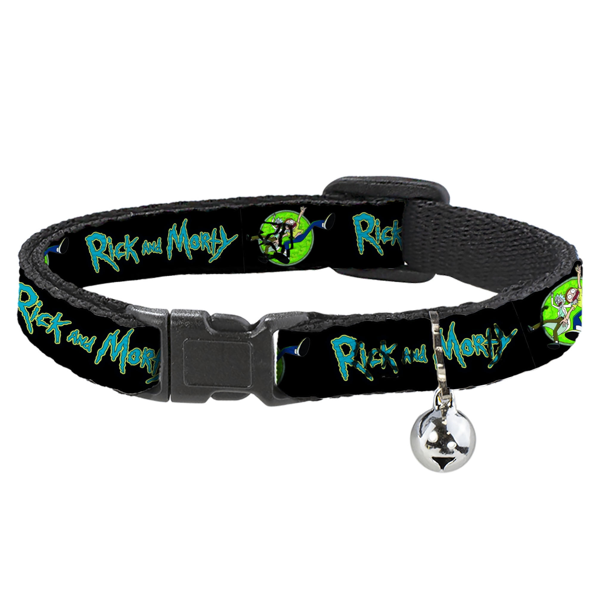 Rick and Morty Breakaway Cat Collar With Bell, Plastic Clip, Easy ...