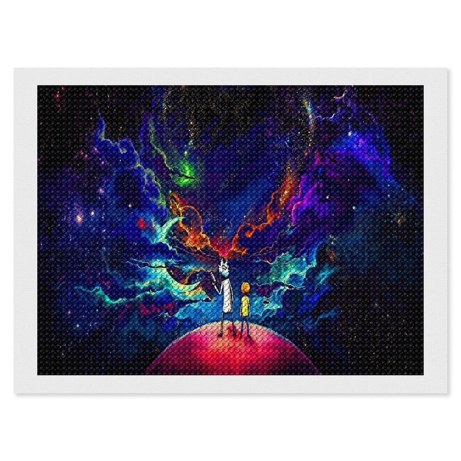 Rick And Morty Diamond Art Kits for Adults 5D Diamond Art Kit Paint by ...
