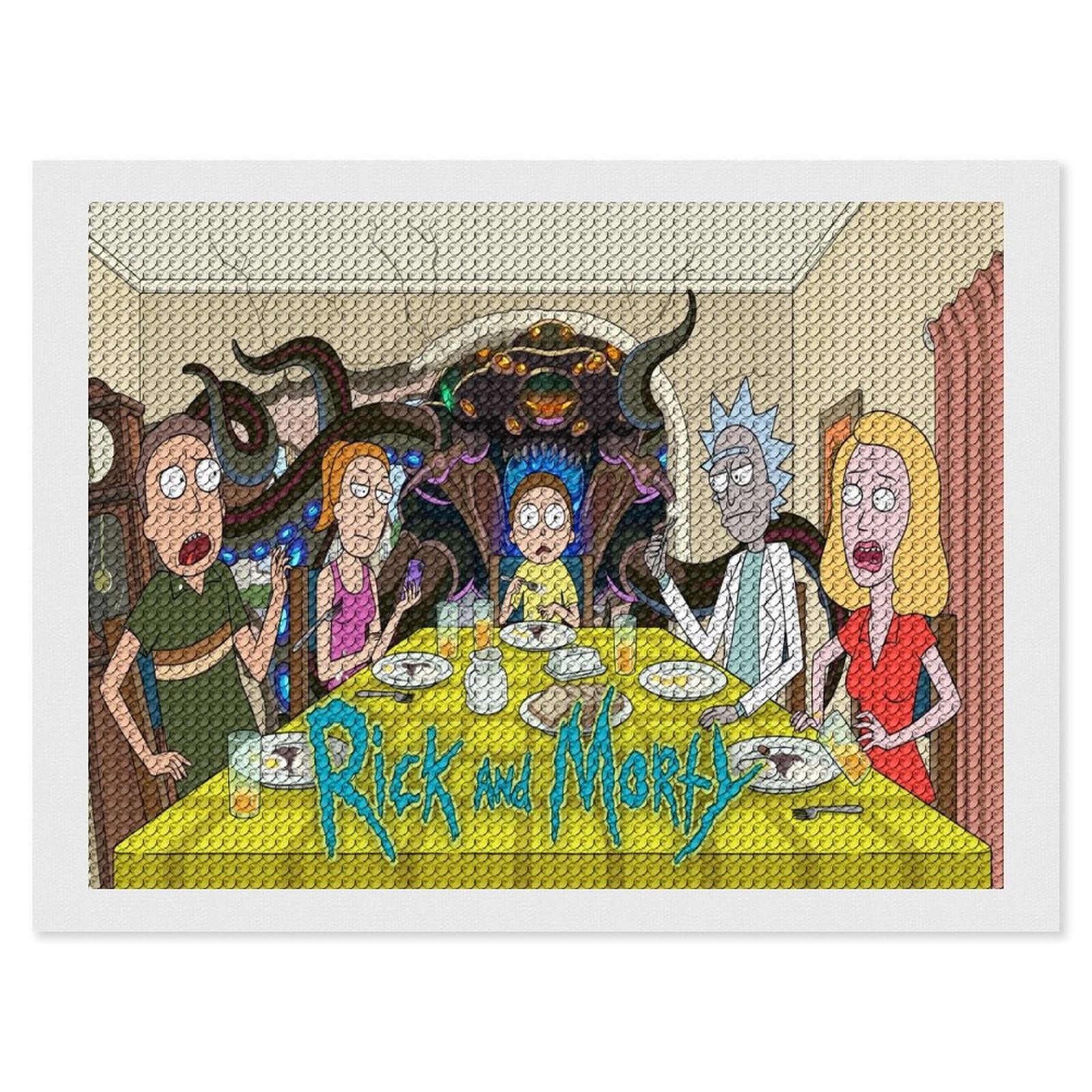 Rick And Morty Diamond Art Kits for Adults 5D Diamond Art Kit Paint by ...