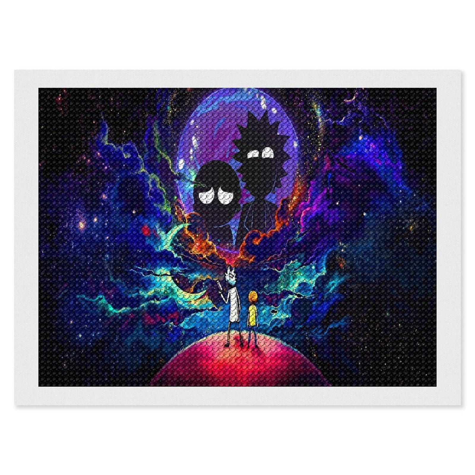 Rick And Morty Diamond Art Kits for Adults 5D Diamond Art Kit Paint by ...
