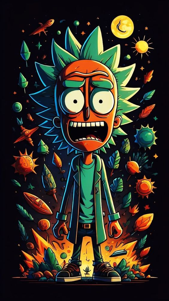 Rick and Morty Diamond Art Painting Kits for Adults Diamond Dots ...