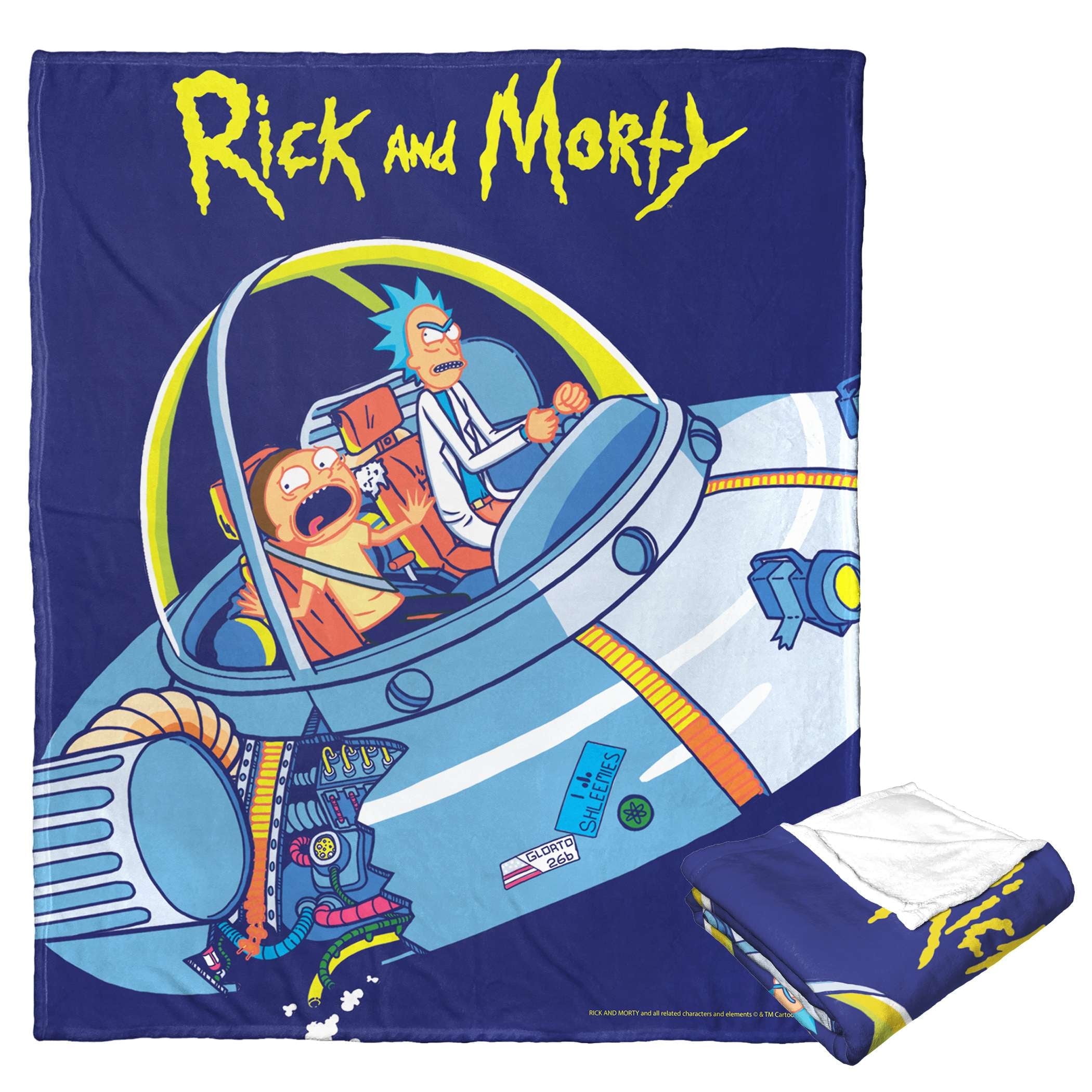 Rick & Morty Falling Apart Kids Silk Touch Throw Blanket - Walmart.com