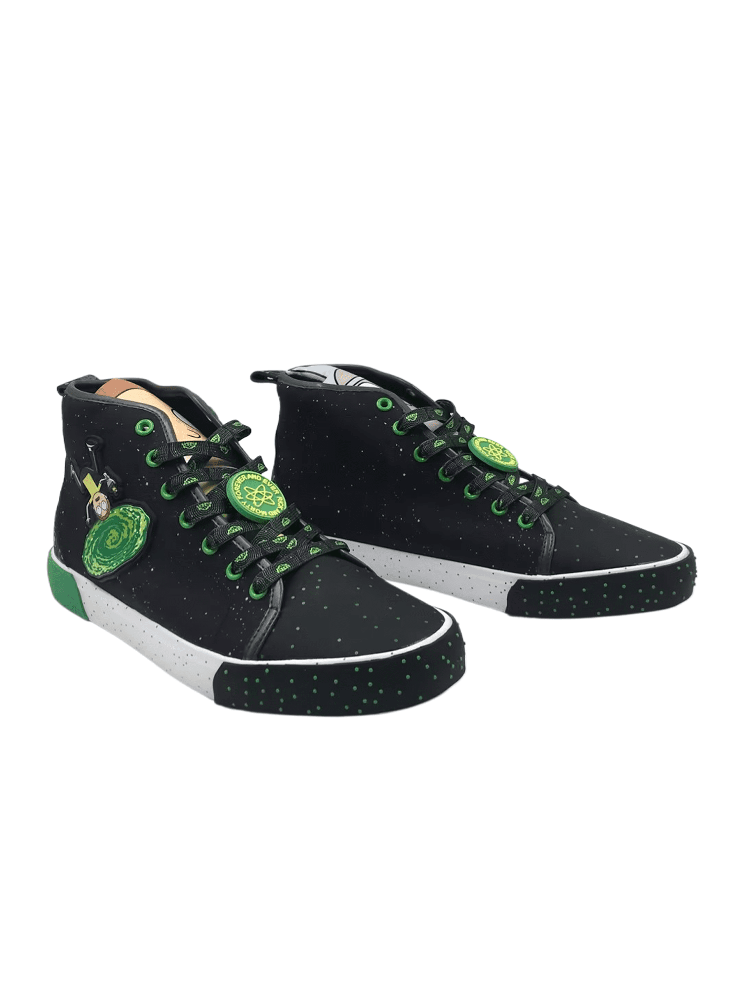 Rick & Morty High Top Sneaker - Walmart.com