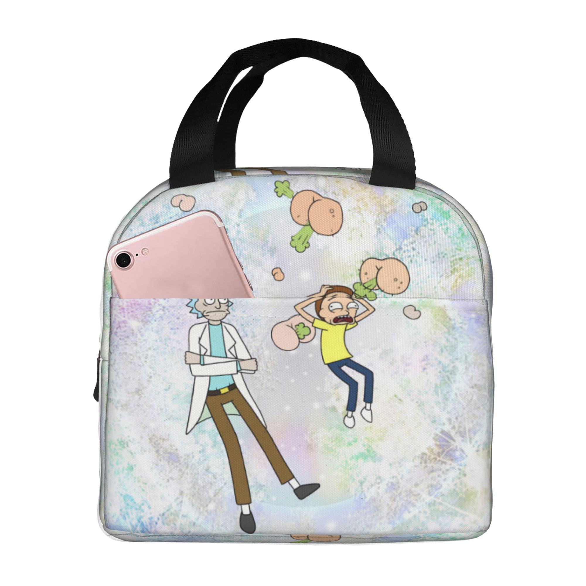 Rick and Morty Lunch Box Lunch Bag Reusable Insulated Lunch Box Meal ...