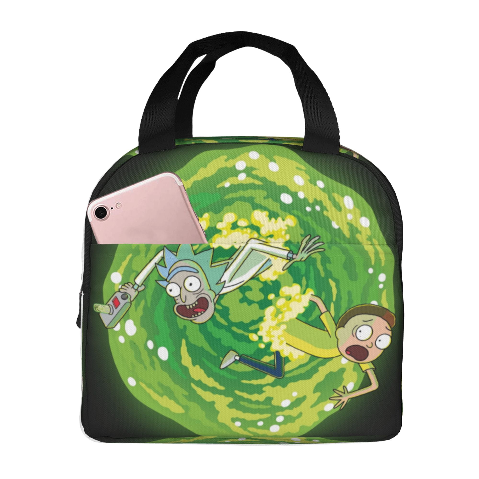 Rick and Morty Lunch Box Lunch Bag Reusable Insulated Lunch Box Meal ...