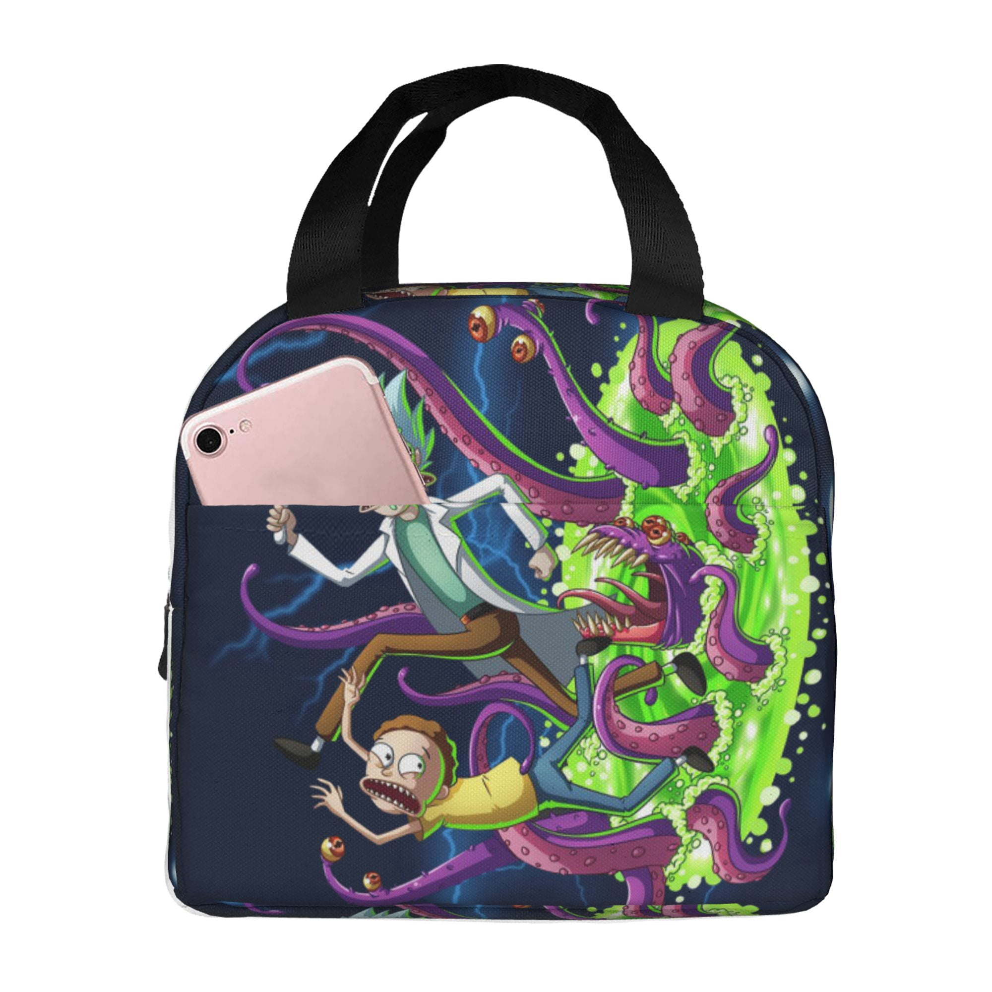 Rick and Morty Lunch Box Lunch Bag Reusable Insulated Lunch Box Meal ...