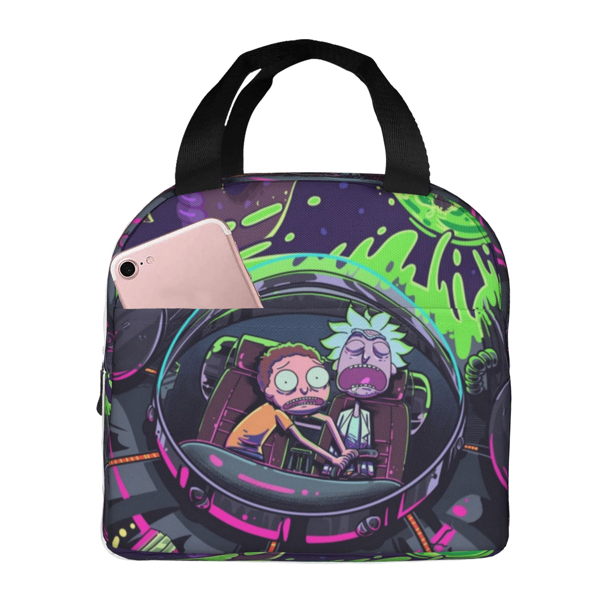 Rick and Morty Lunch Box Lunch Bag Reusable Insulated Lunch Box Meal ...